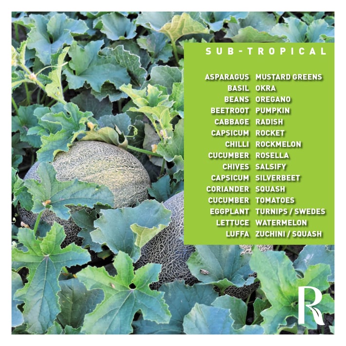 Seasonal Grow Guide - Sub-Tropical Climate